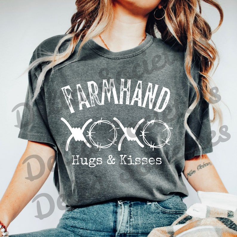 Farmhand Hugs and Kisses PNG, Farmhand Pngs, Hugs and Kisses Png ...