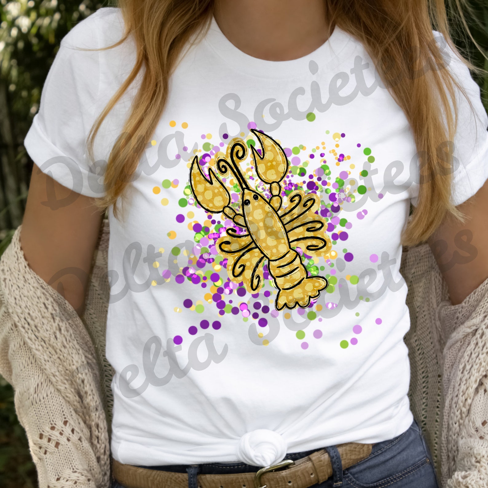 Mardi Gras PNG, Crawfish PNG, Mardi Gras Mask Png, Necklace, Digital ...