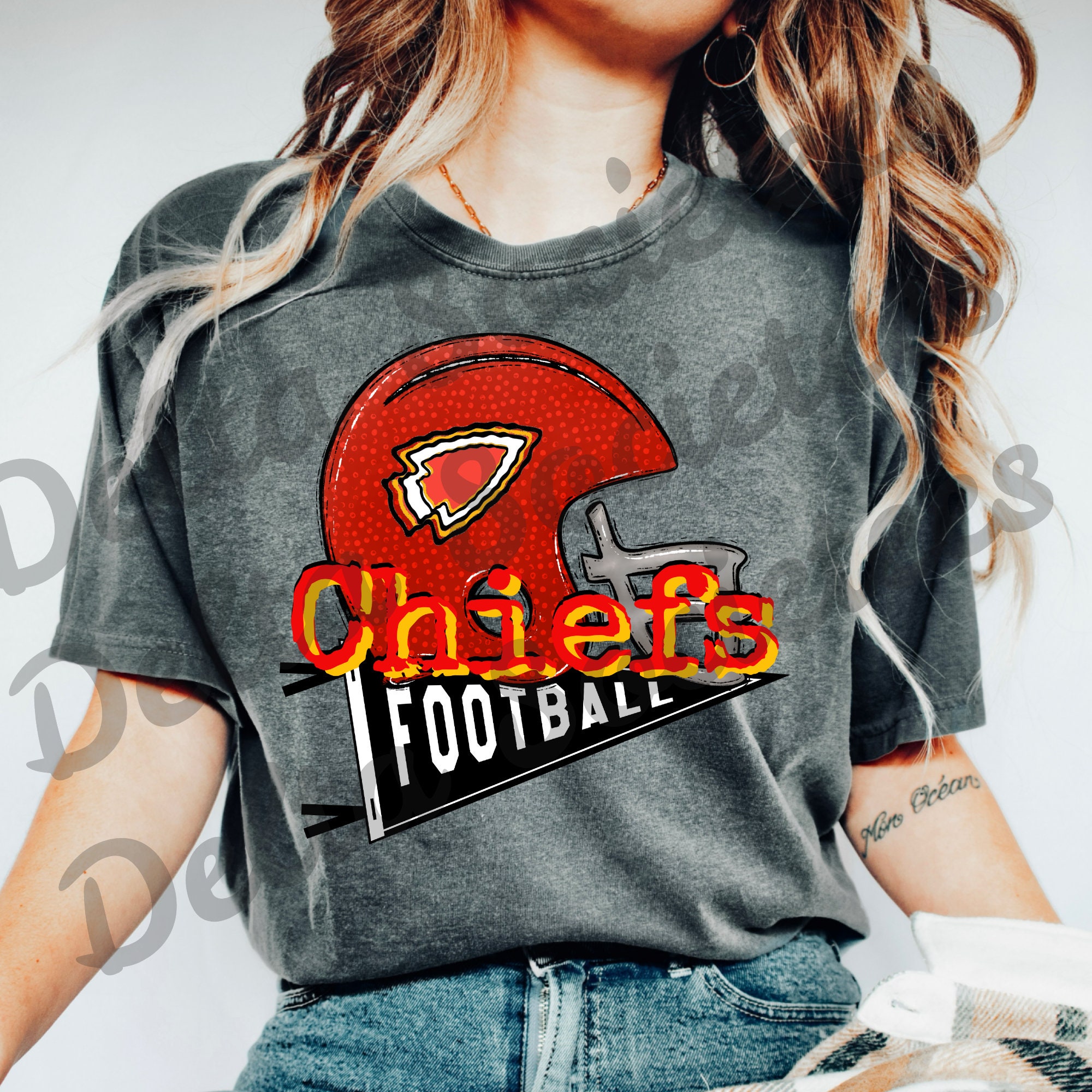 Chiefs PNG, Football PNG, Sports PNG, Team, Digital Art, Sublimation ...