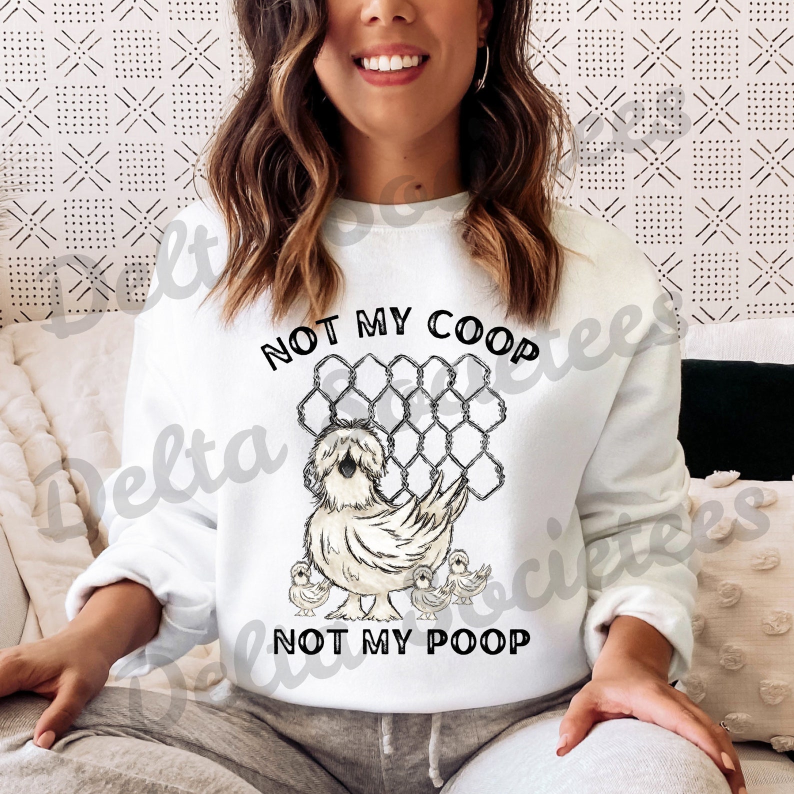 Not My Coop Not My Poop PNG, Chicken PNG, Egg Png, Digital Art ...