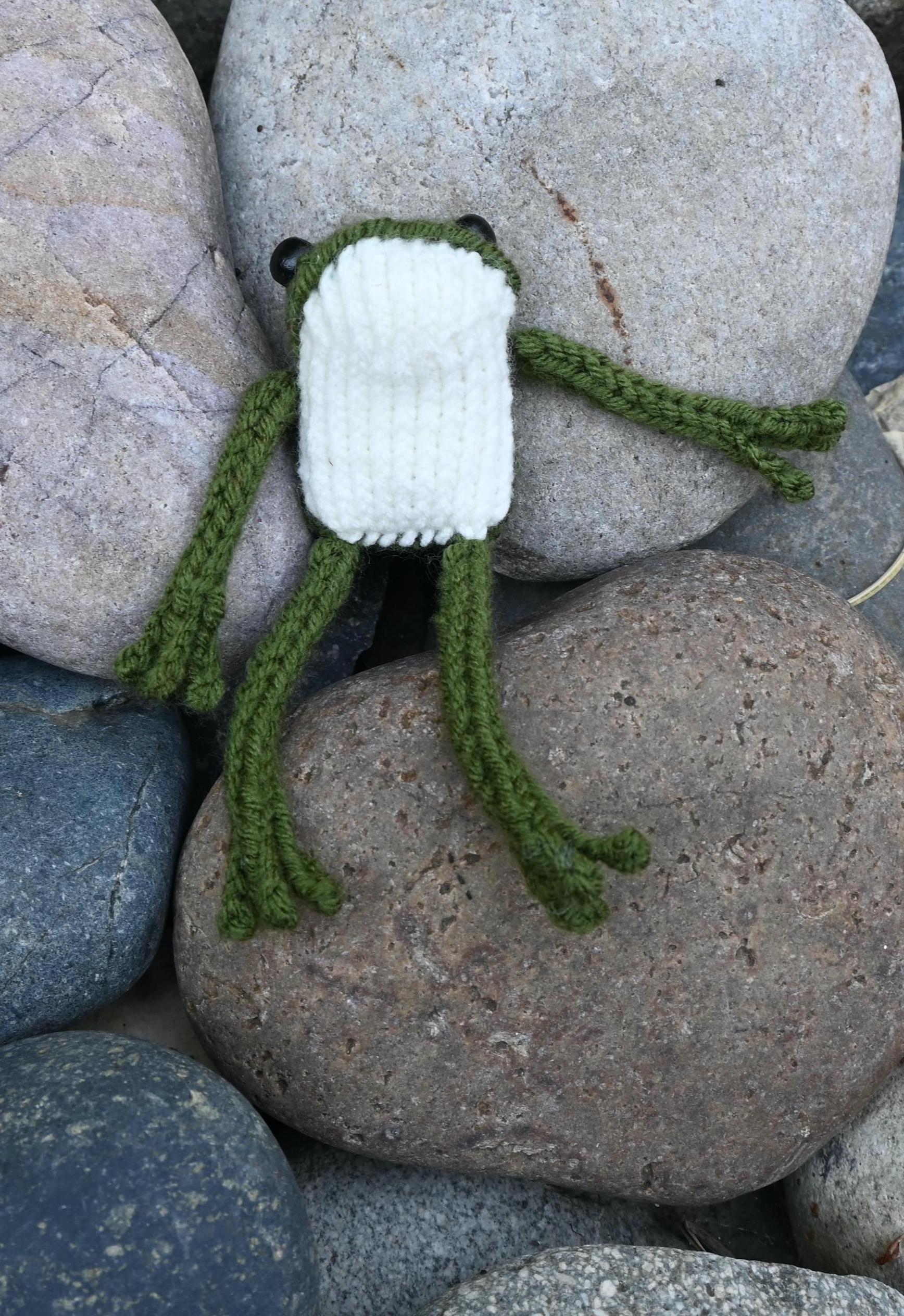 Little Knit Frog Plushie Pattern | Stuffed Animal | Toy Knitting ...