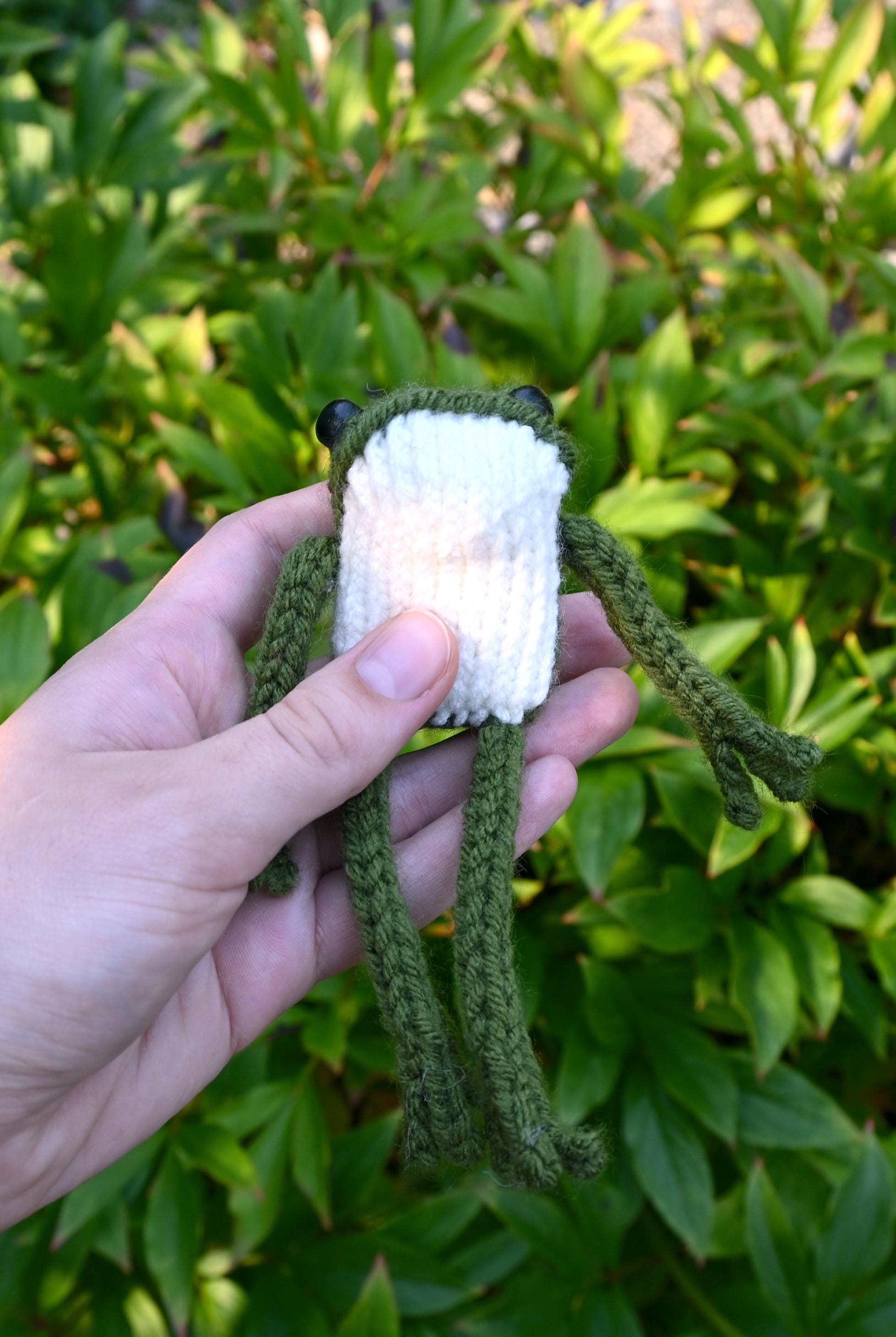 Little Knit Frog Plushie Pattern | Stuffed Animal | Toy Knitting ...