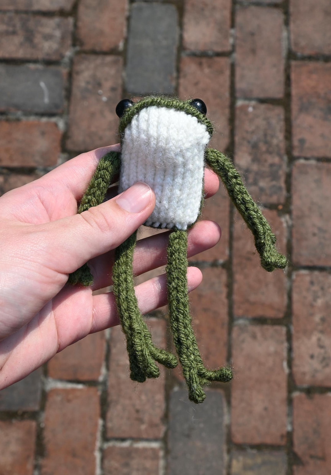 Little Knit Frog Plushie Pattern | Stuffed Animal | Toy Knitting ...