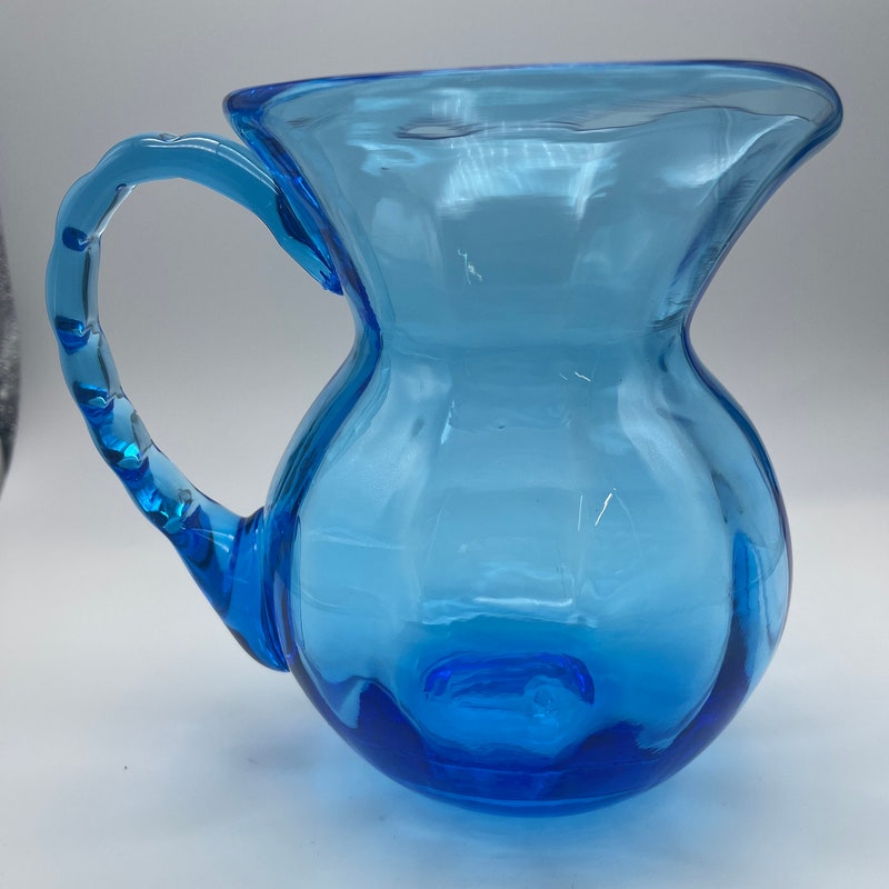 Hand Blown Pitcher - Etsy