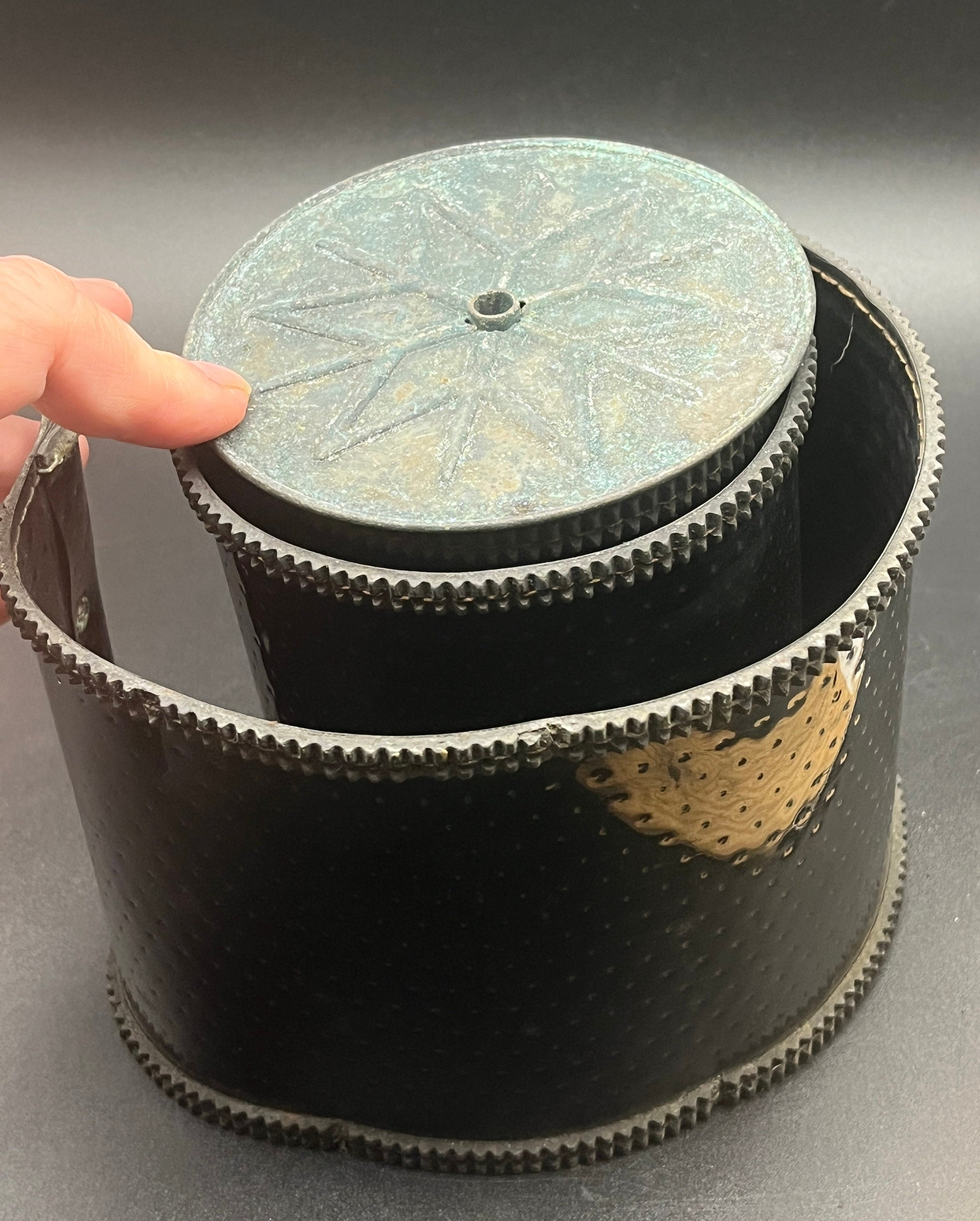 Antique Kodak Film Tank C, Brass Developing Tank With Reel and Apron ...