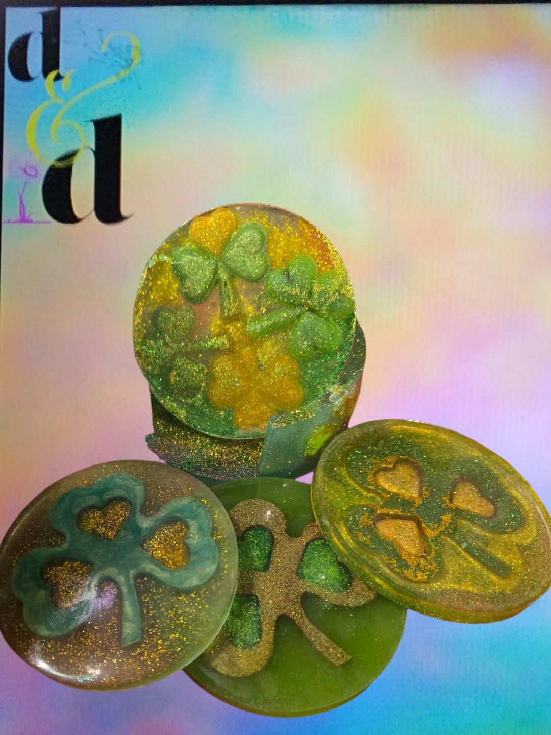 St Patrick's Day Coasters, Luck of the Irish Style Coasters, St. Patty ...