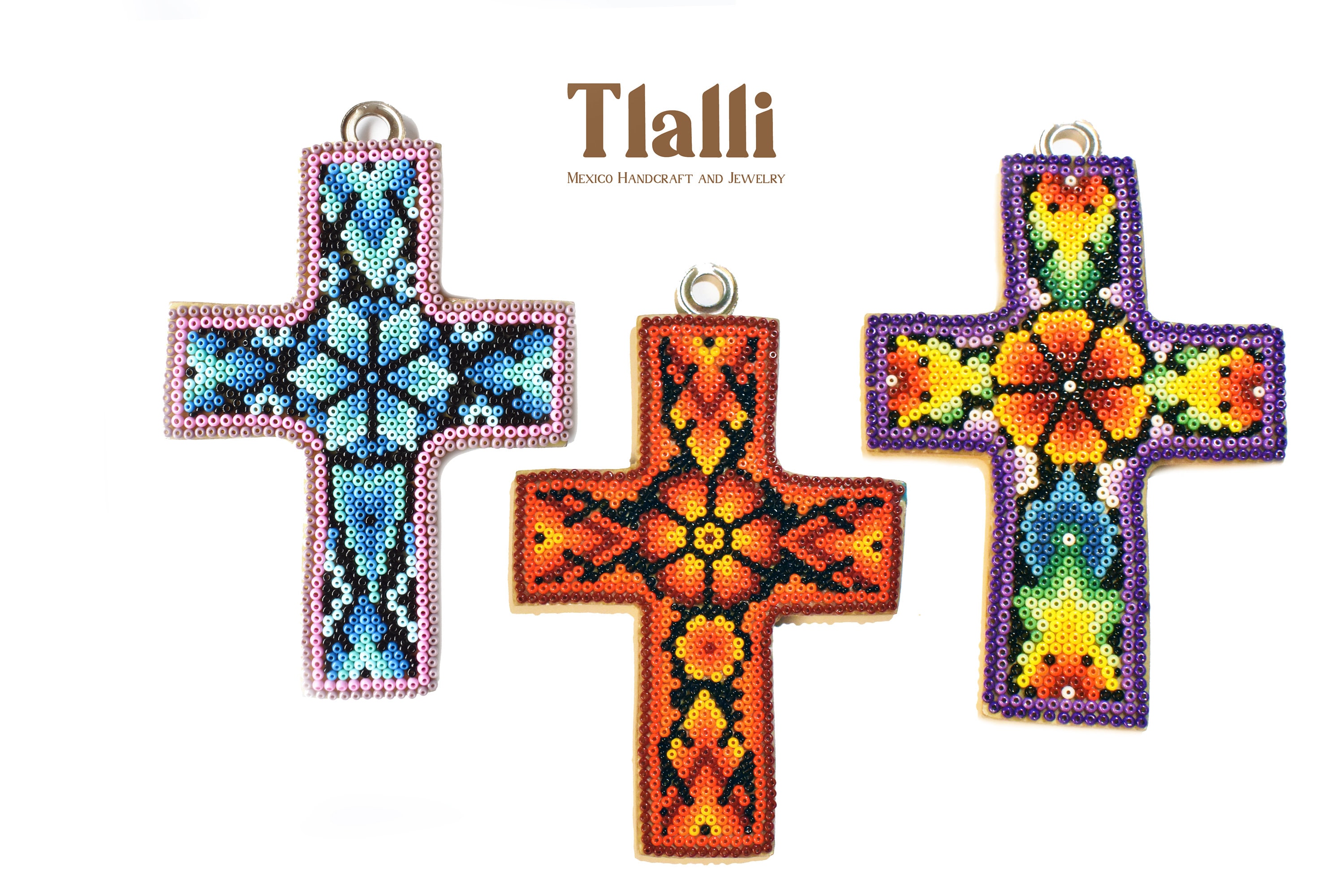 Cross Sculpture Native Mexican - Huichol - Etsy