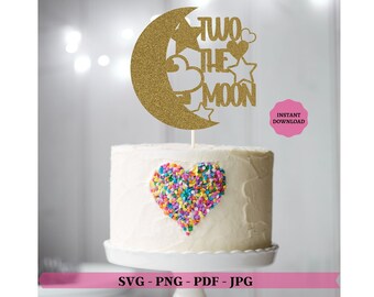 Two the Moon SVG Cut File Boho Girl Second Birthday Shirt - Etsy