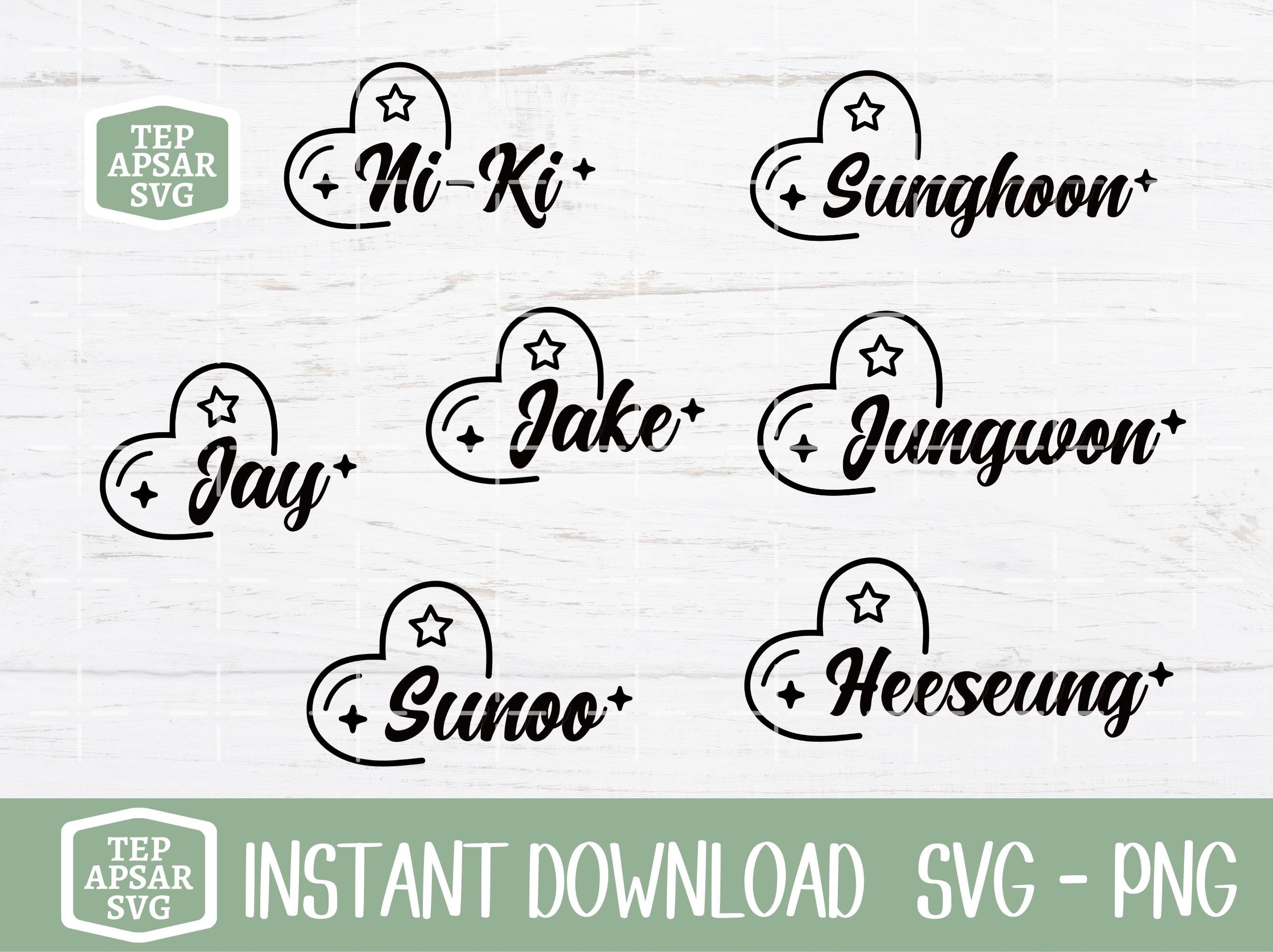 KPOP Svg, PNG File, Svg File, Digital File, Cut File - Etsy