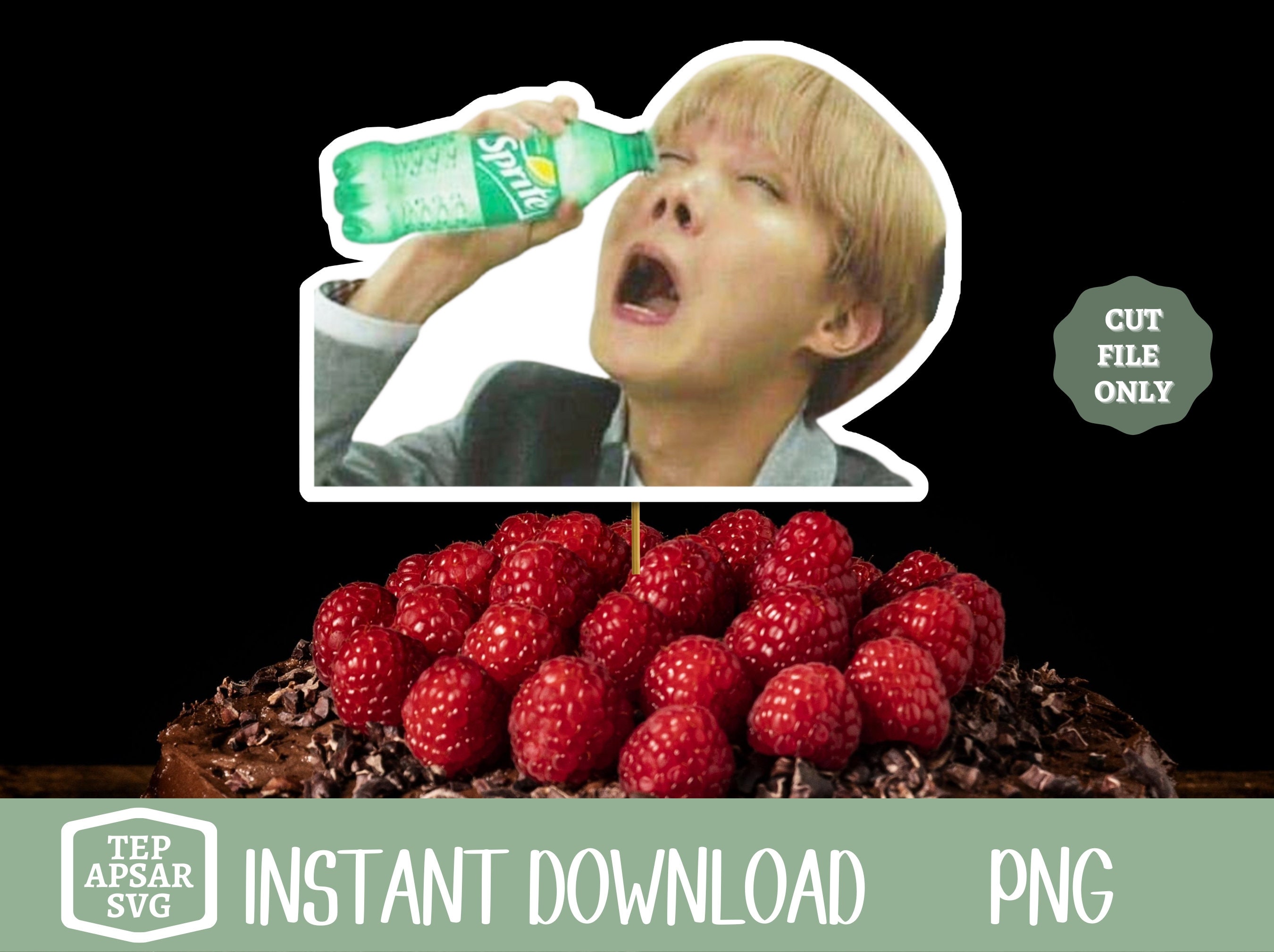 Kpop Cake Topper Cupcake Topper Jhope Svg Birthday Cake - Etsy