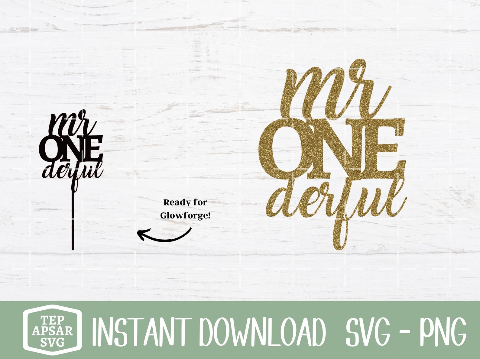 Mr Onederful SVG, Mr Wonderful Svg, Birthday Cake Topper, Cake Topper ...
