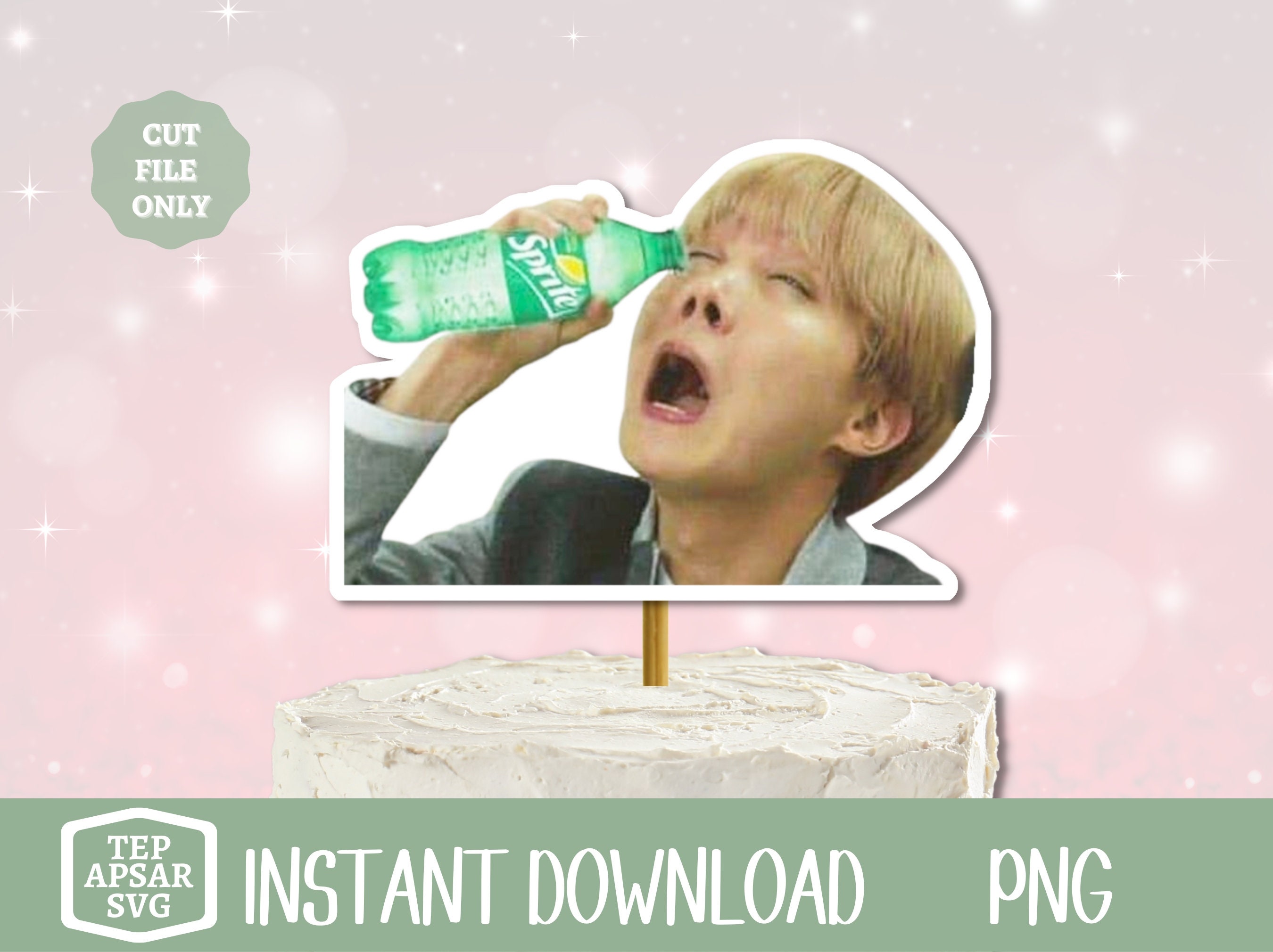 Kpop Cake Topper Cupcake Topper Jhope Svg Birthday Cake - Etsy