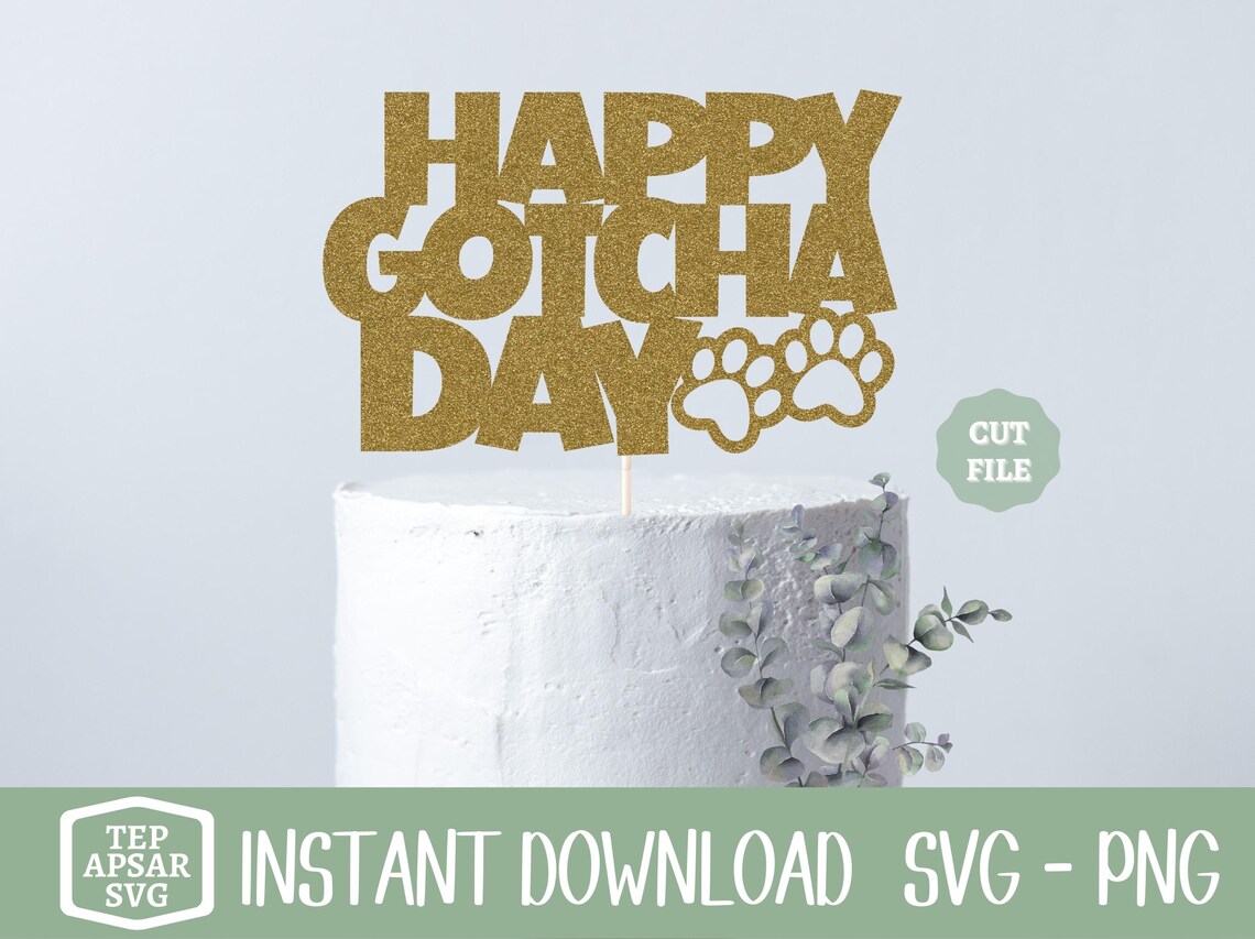 Happy Barkday SVG File Happy Gotcha Day Dog Svg Download - Etsy