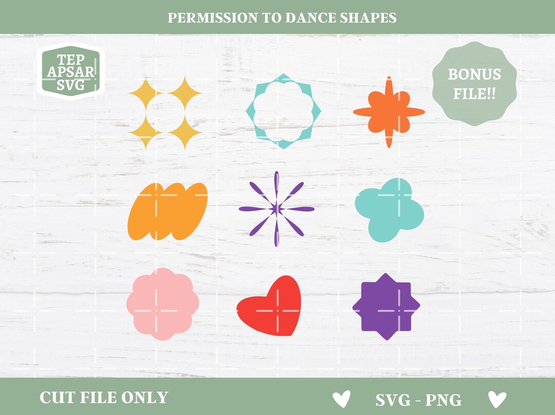 PTD SVG, Permission to Dance, Digital File, Cut File - Etsy