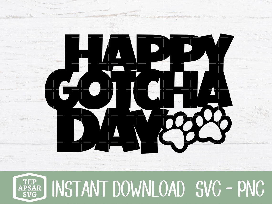 Happy Barkday SVG File Happy Gotcha Day Dog Svg Download | Etsy