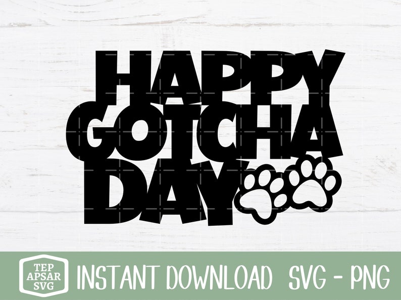 Happy Barkday SVG File Happy Gotcha Day Dog Svg Download - Etsy
