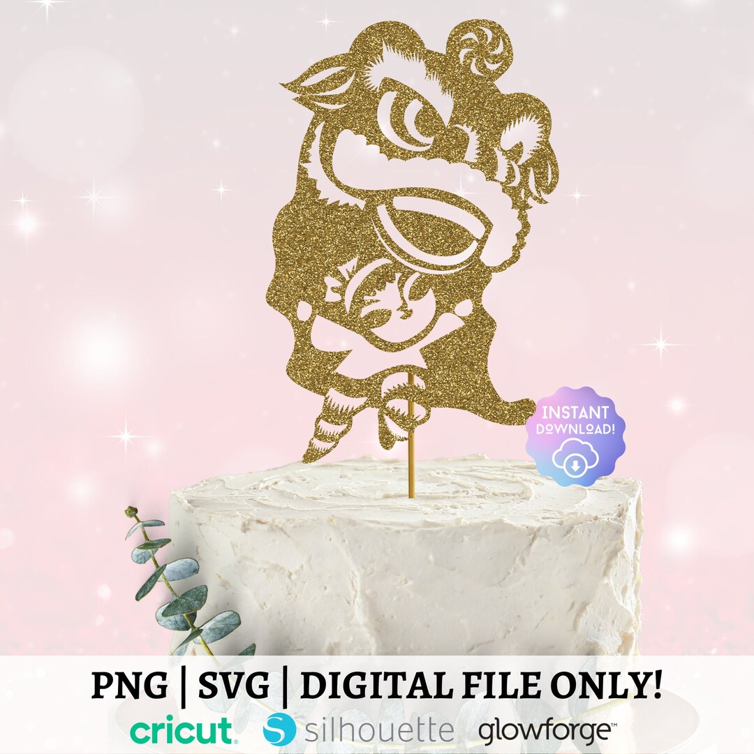 Year of the Dragon Cake Topper SVG: Lunar New Year Design (digital ...