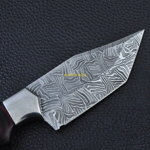 Knife New Amazing Mosaic Damascus Skinning Hunting Knife Handmade ...