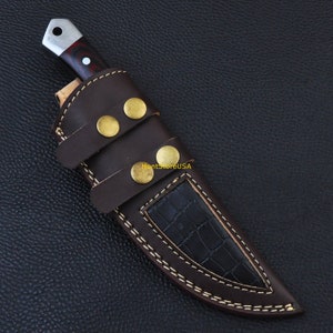 Knife New Amazing Mosaic Damascus Skinning Hunting Knife Handmade ...