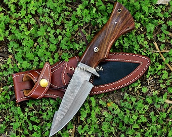 Bowie Knife Best Quality Hand Forged Knife Damascus Steel Handmade ...