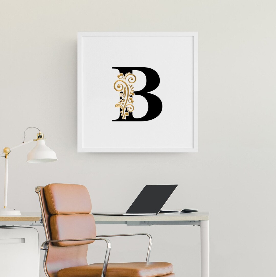 Ornate Letter - B | Monogram | Printable Initial | Instant Download ...