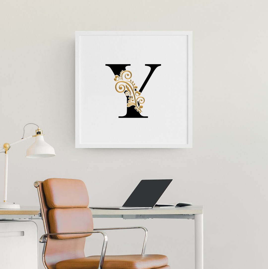 Ornate Letter - Y | Monogram | Printable Initial | Instant Download ...