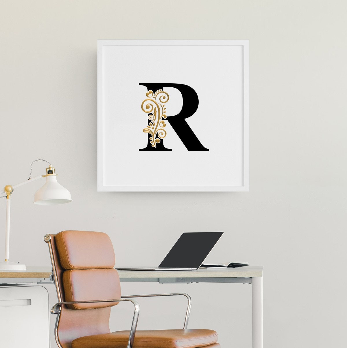 Ornate Letter - R | Monogram | Printable Initial | Instant Download ...