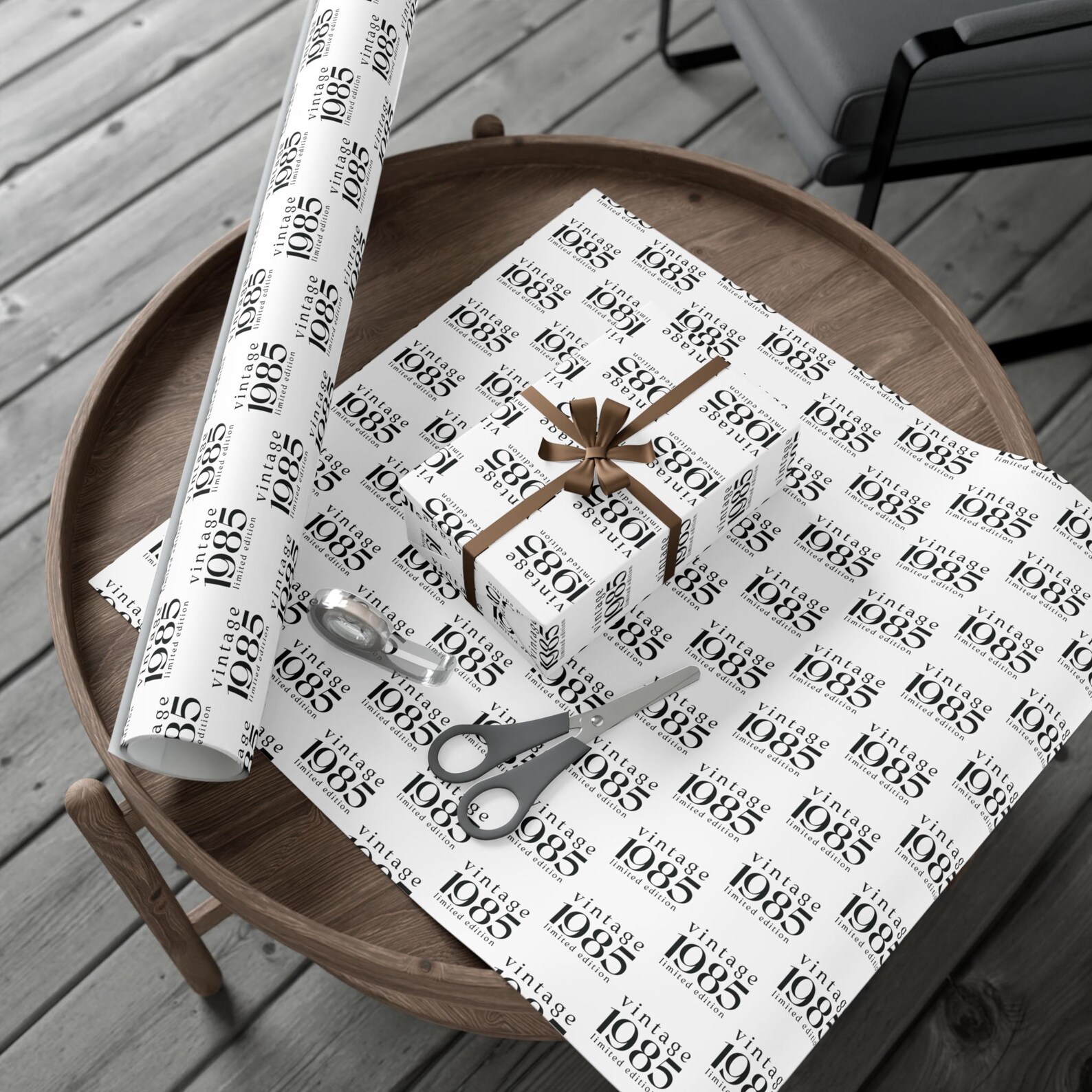 Funny 40th Birthday Wrapping Paper, Funny Wrapping Paper for 1984 Year ...