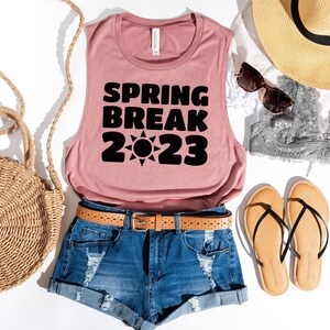 Spring Break 2023 SVG PNG Vector Art Sun Cut File Spring - Etsy