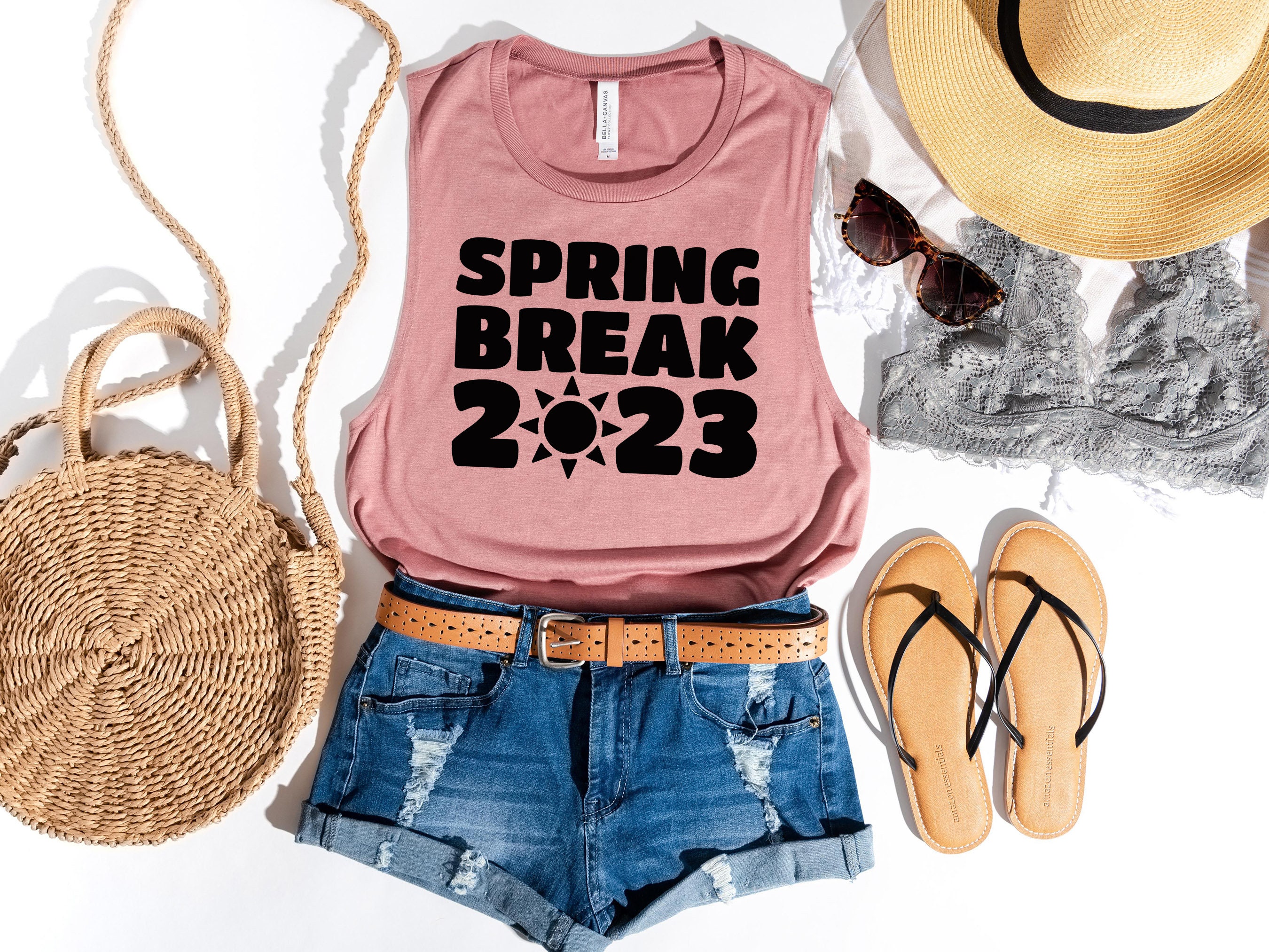 Spring Break 2023 SVG PNG Vector Art Sun Cut File Spring - Etsy