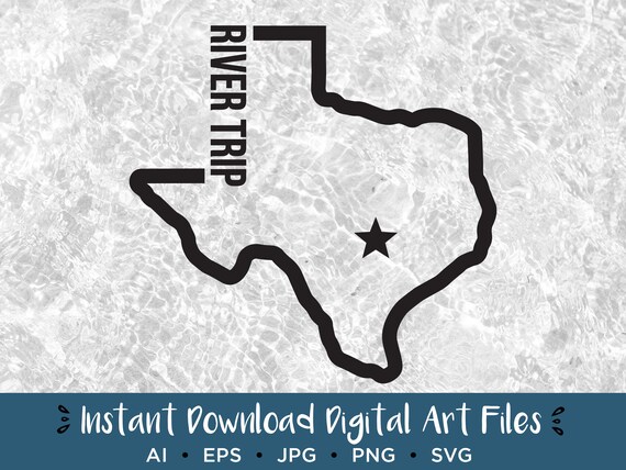 River Trip Digital Download EPS SVG PNG - Etsy