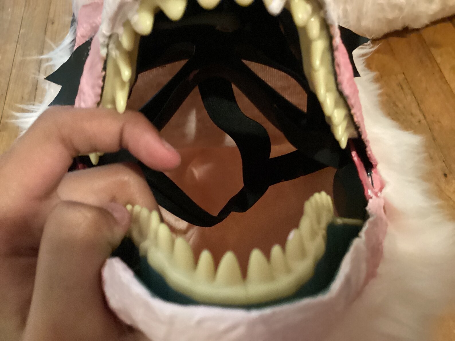 Pink Dinosaur Mask Partial Fursuit PLEASE READ DESCRIPTION - Etsy