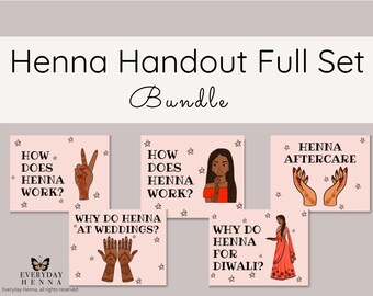 Henna Info Template - Etsy