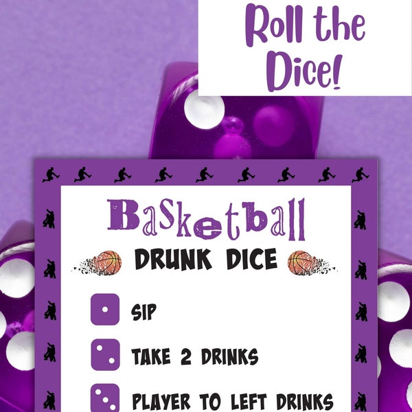 Basketball Dice Game - Etsy