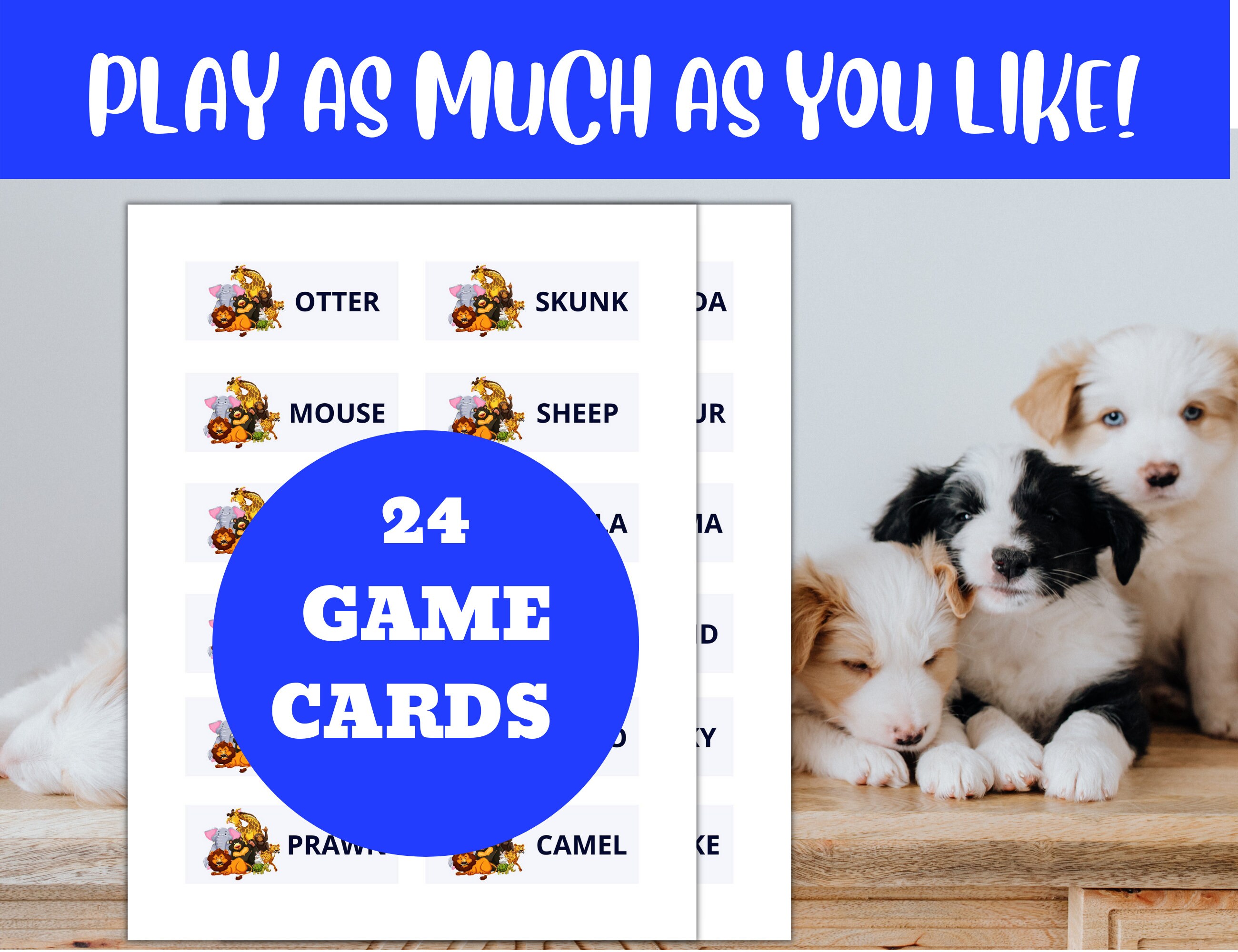 Jungle Jumble: an Animal Word Game for All Ages Trivia Games Word ...