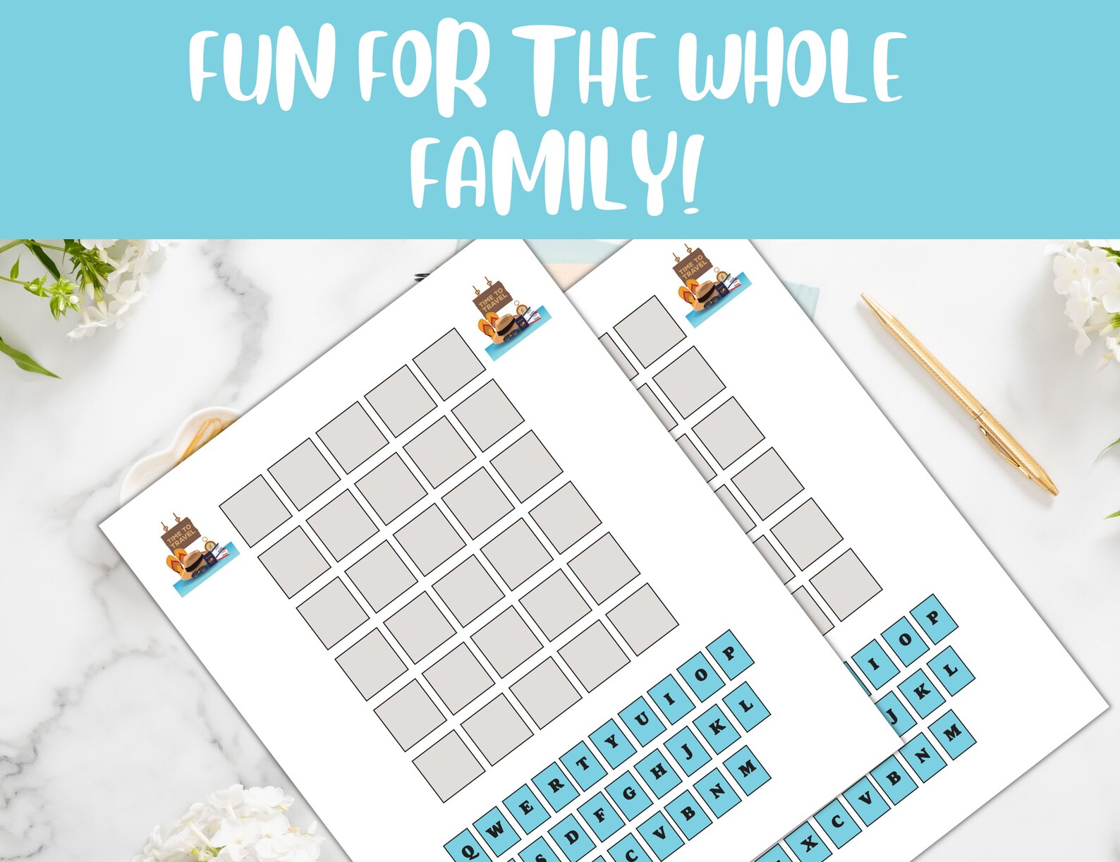 Around the World Word Trivia Game: A Global Adventure Printable Word ...