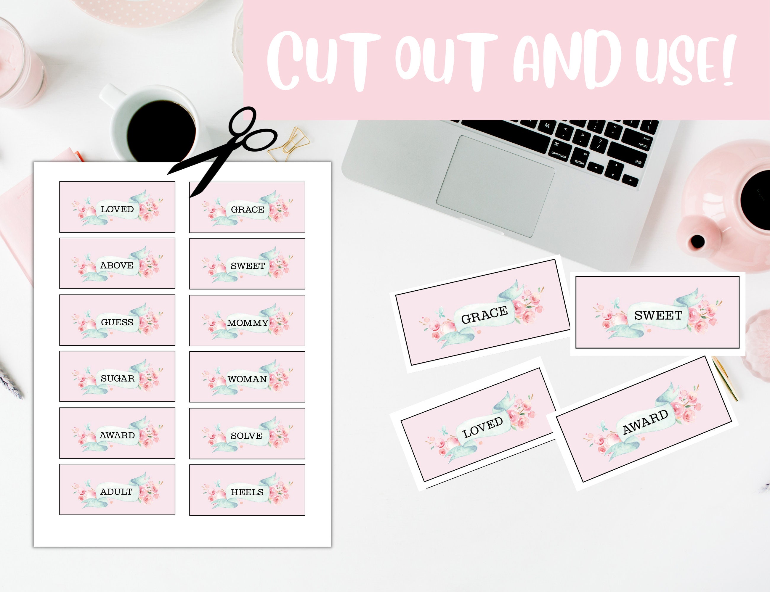 Bloom Into Spring With This Printable Word Game Bundle Springtime ...