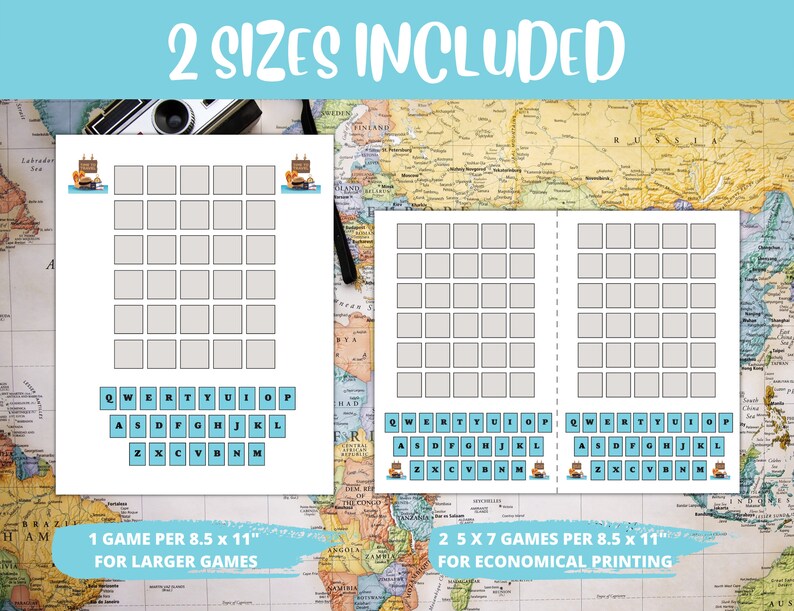 Around the World Word Trivia Game: A Global Adventure Printable Word ...
