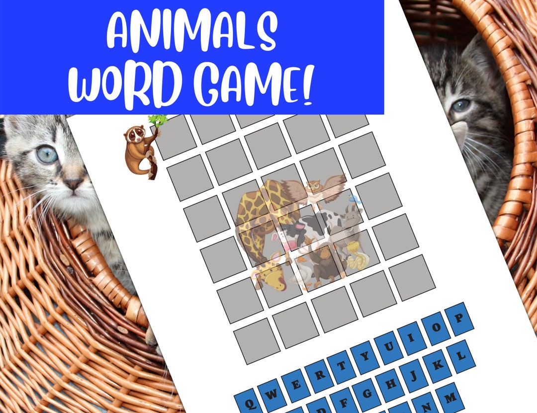 Jungle Jumble: an Animal Word Game for All Ages Trivia Games Word ...