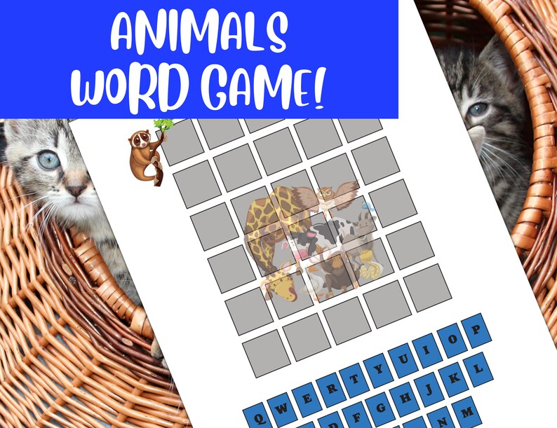 Jungle Jumble: an Animal Word Game for All Ages Trivia Games Word ...