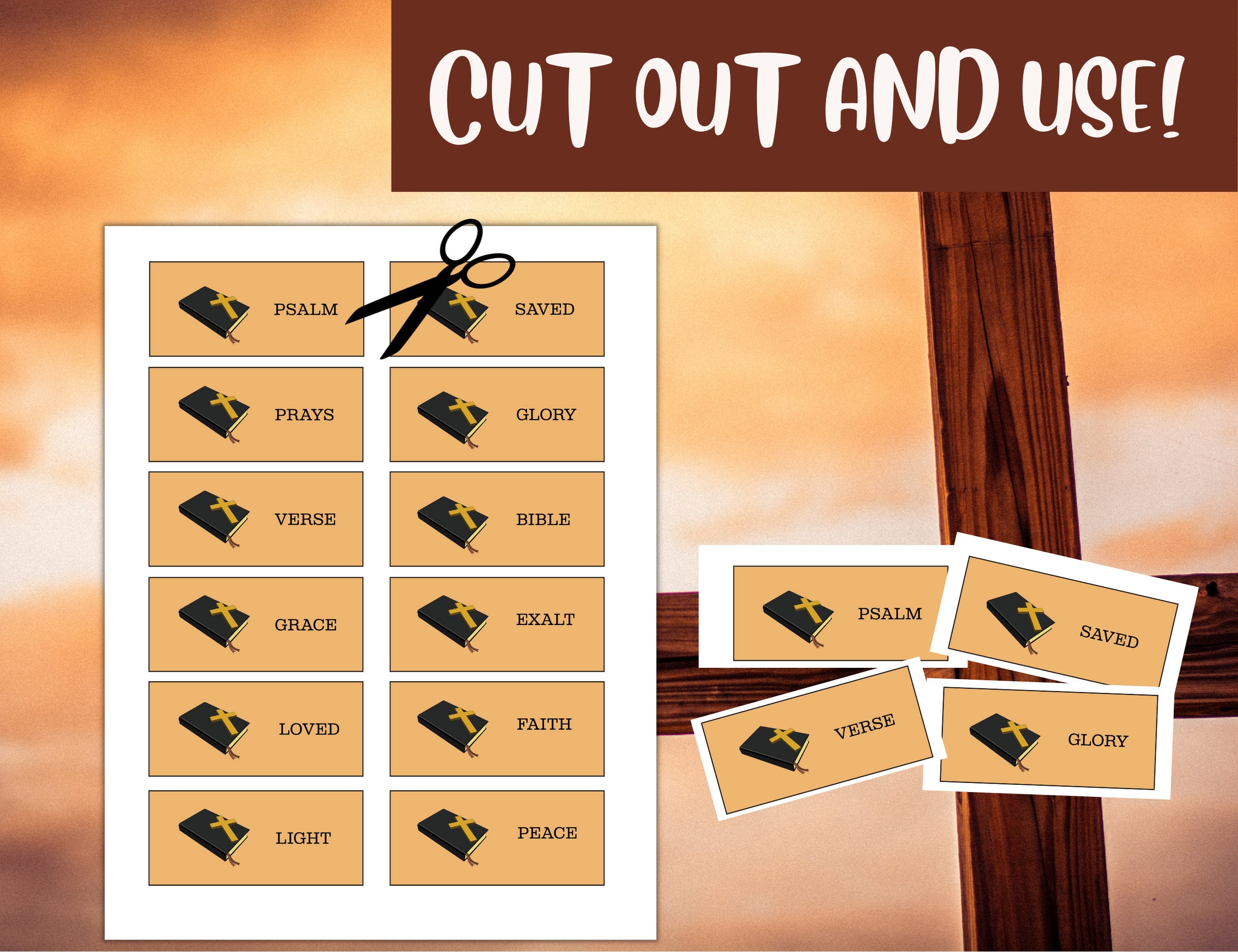 Faithful Finds: A Christian Word Game for All Ages Bible Study Game ...