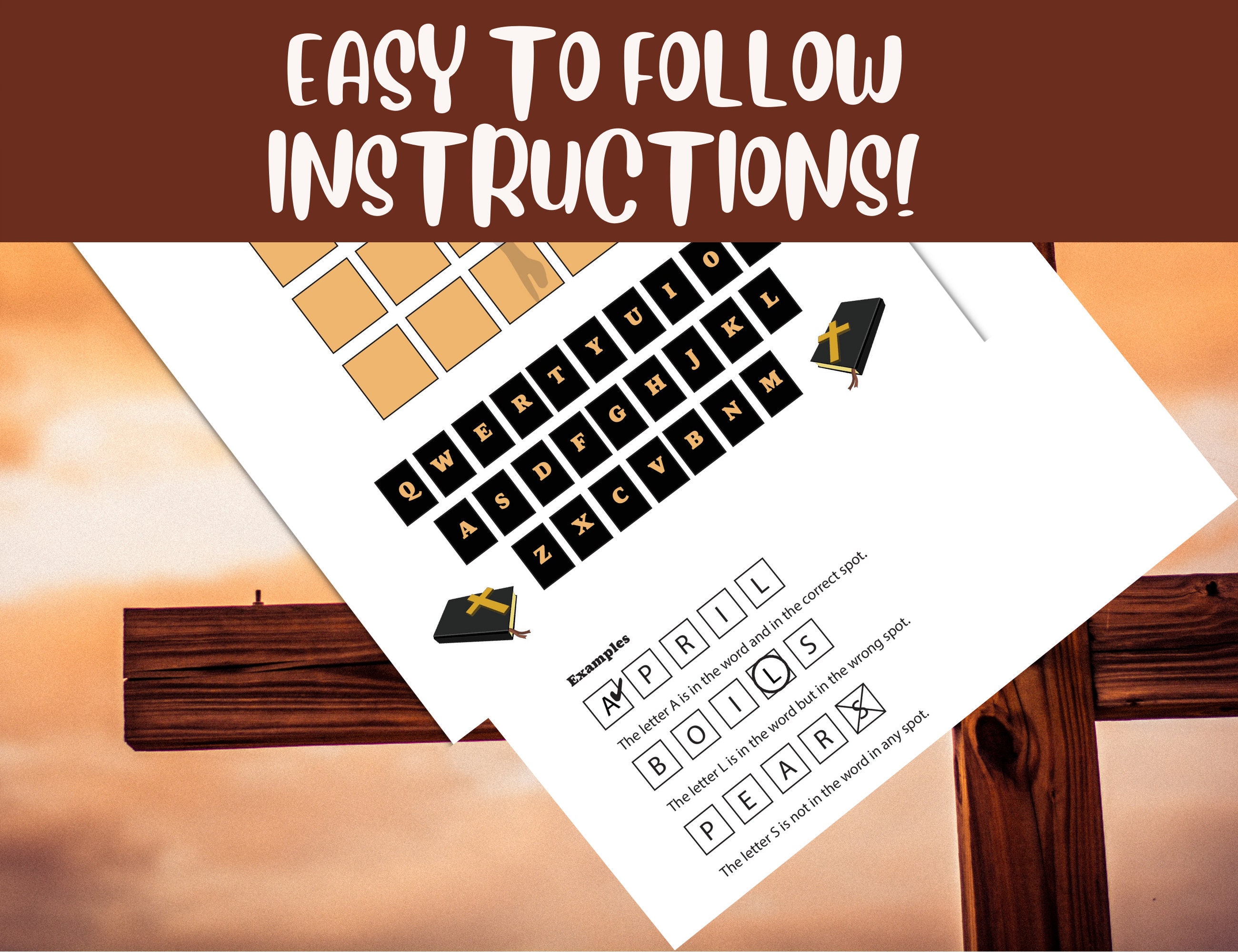 Faithful Finds: A Christian Word Game for All Ages Bible Study Game ...