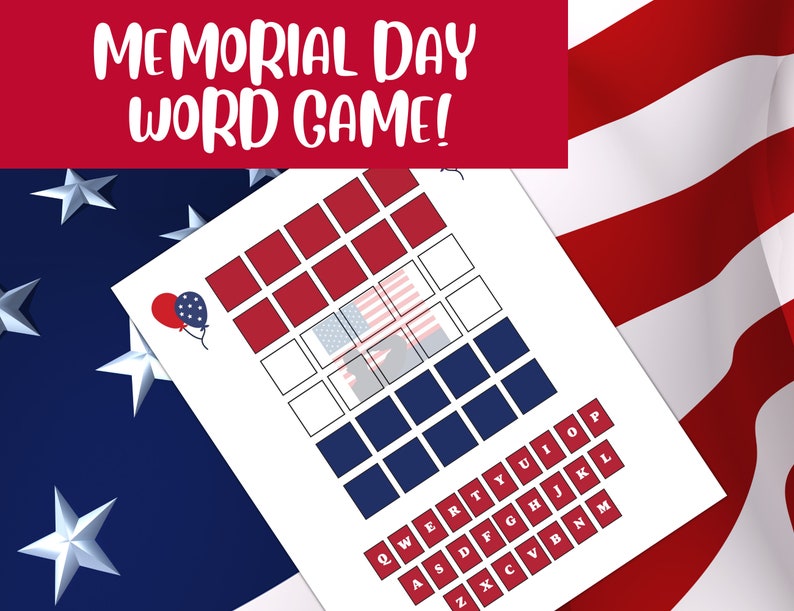 Memorial Day Word Game: Test Your Patriotic Knowledge! | Patriot Day ...