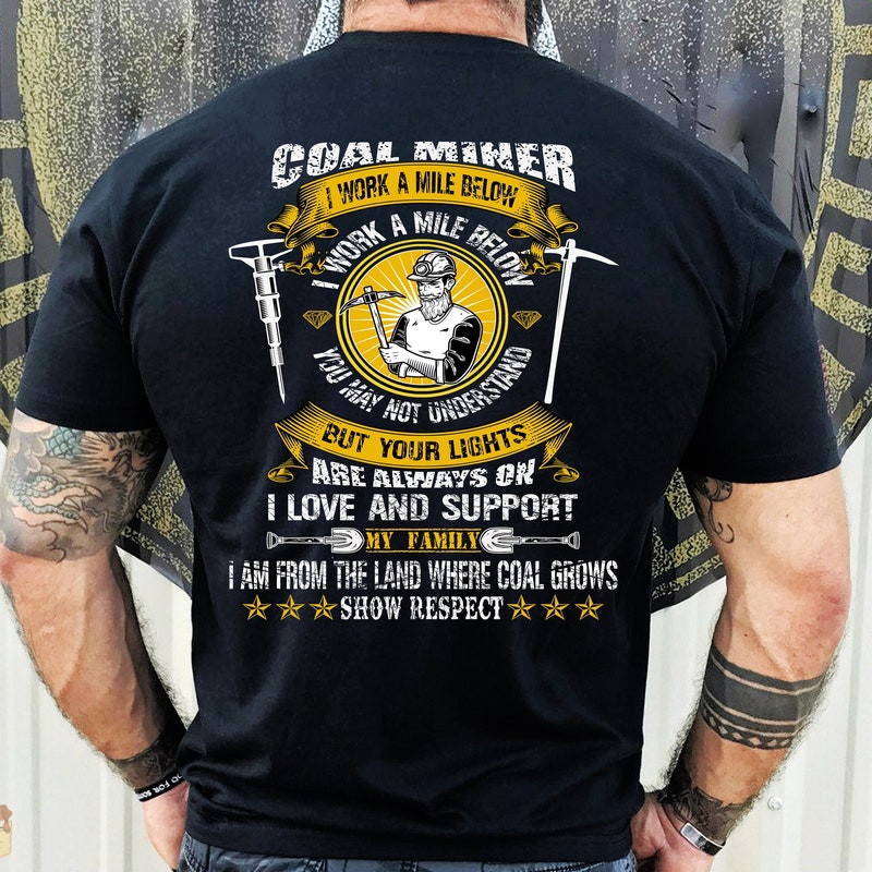 I Love Miners Shirt - Etsy