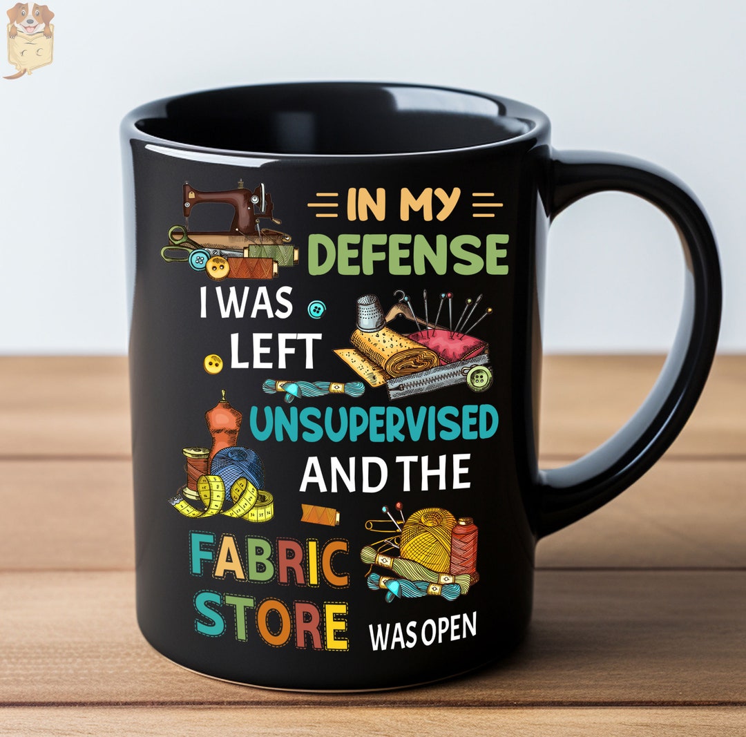 Funny Sewing Mug Sewing Love Gift Vintage Fabric Lover Mug in My ...