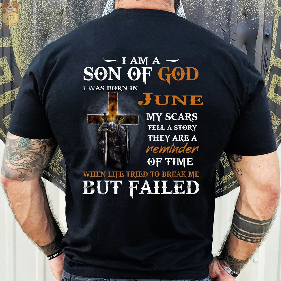 Funny June Birthday Shirt Vintage June Birthday Gift for Man I Am A Son ...
