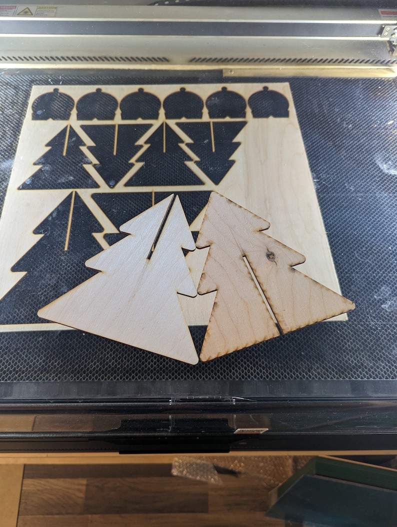 3D Christmas Tree I Interlocking Xmas Tree Digital File SVG DXF Laser ...