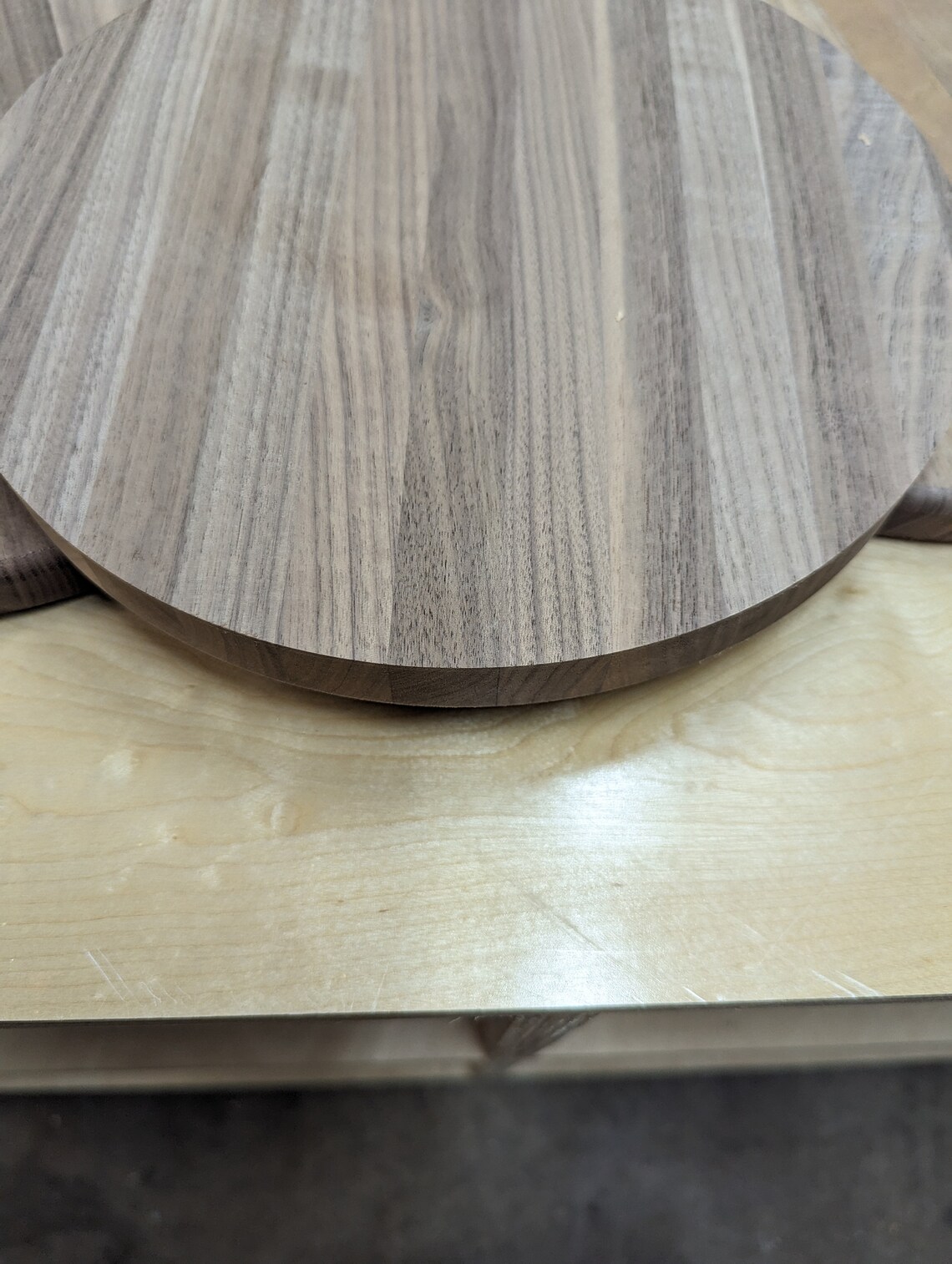 Bulk Black Walnut Round Cutting Boards Engraving Round Boards Sign ...