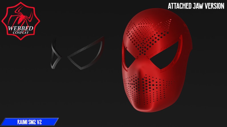 UPDATED Raimi Spider-man 2 Face Shell digital File - Etsy