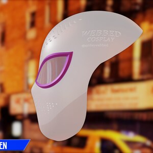 Spider-gwen Face Shell [digital File] - Etsy